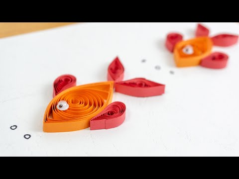 Paper Quilling Fish for Kids: Paper Art and Crafts by CraftiKids