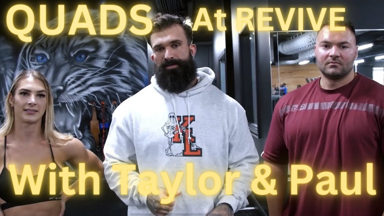 TRAINING QUADS WITH TAYLOR & PAUL 3 WEEKS OUT FROM NPC NATIONALS - YouTube