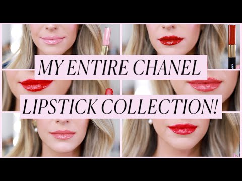 MY ENTIRE CHANEL LIPSTICK COLLECTION