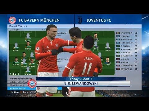 Inilah Formasi Menyerang, Bertahan terkuat FC BAYERN MUNCHEN di  PES 2018
