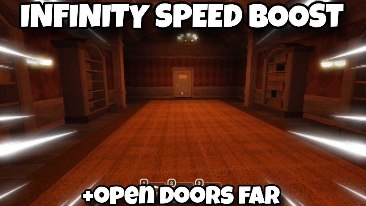 HOW TO GET INFINITY SPEED BOOST IN DOORS?! (+open doors far) [Roblox ...