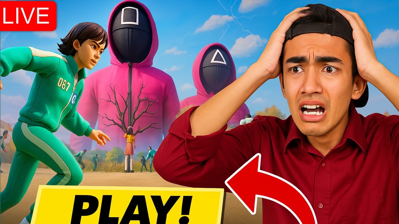 Squid Game 🎮🎯 live With Sabit || Live gameplay with squid game Epsiode ...