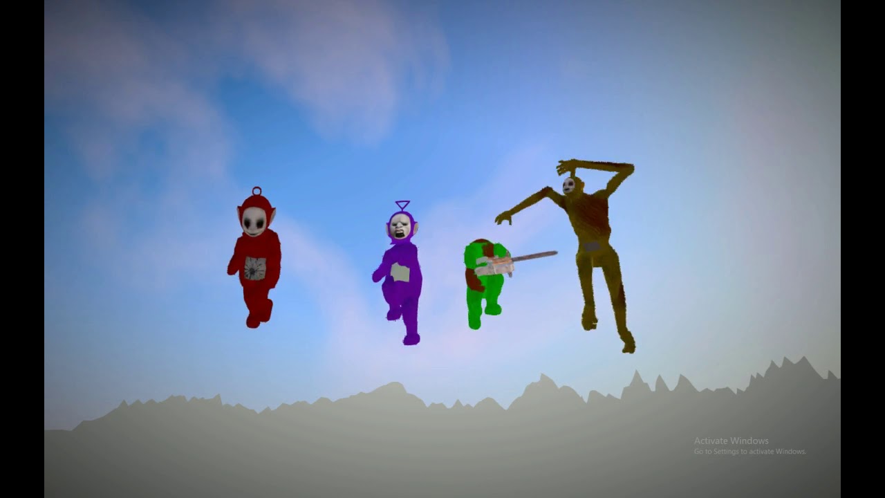 Slendytubbies 3 | Running Animations (READ DESC) - YouTube