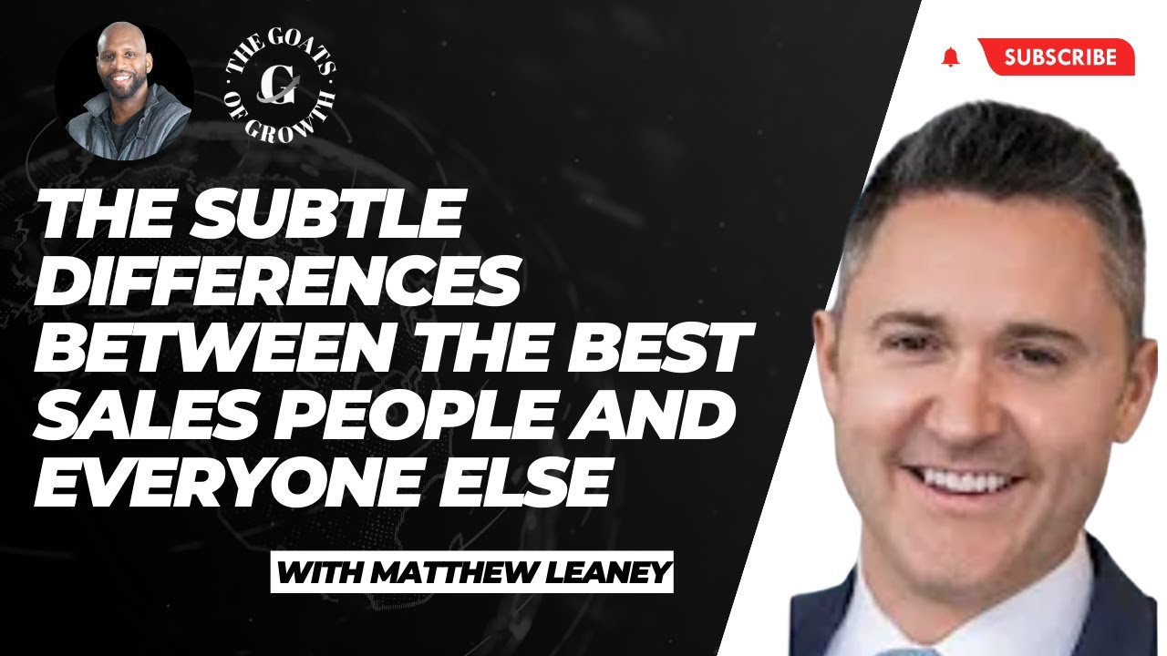 The Subtle Differences Between the Best Sales People And Everyone Else ...