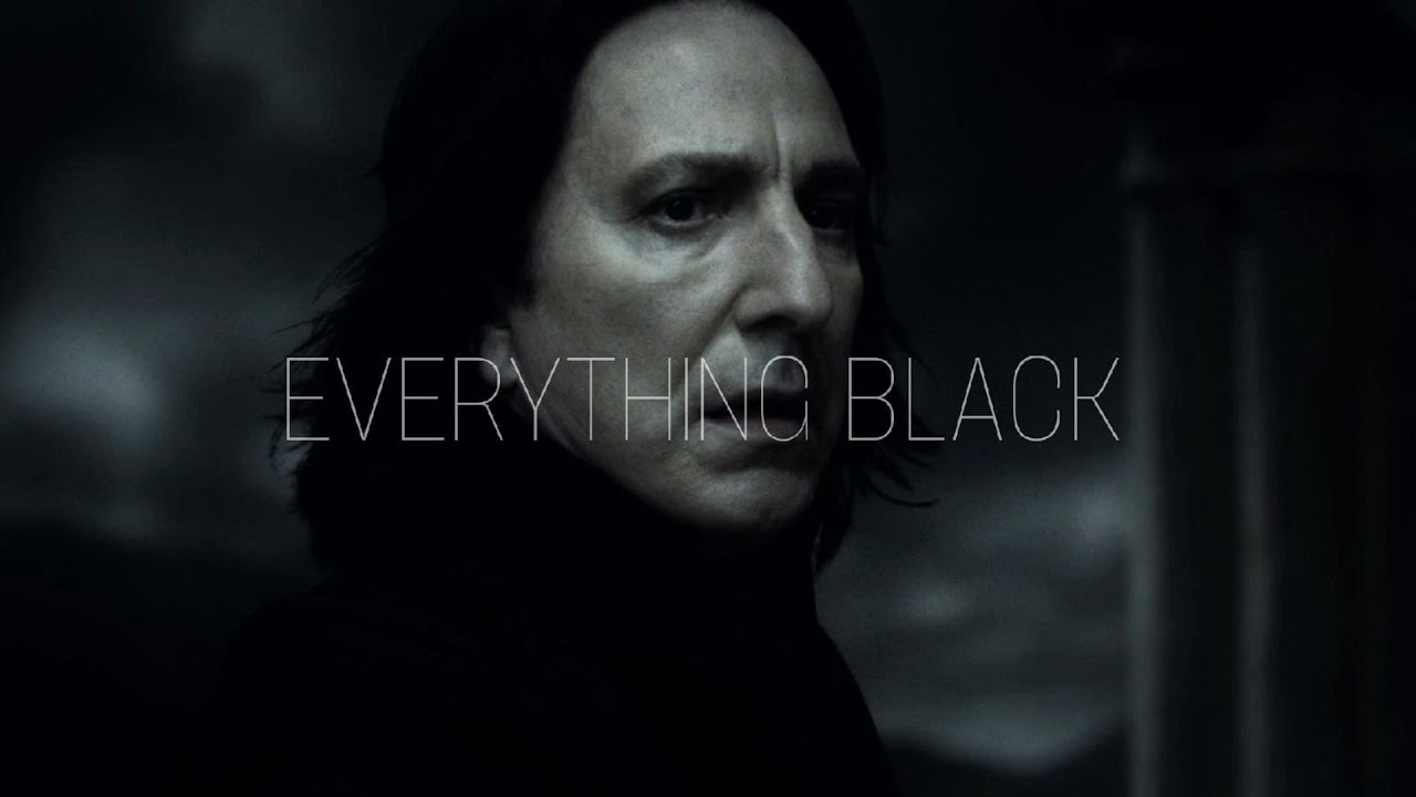 severus snape | everything black - YouTube