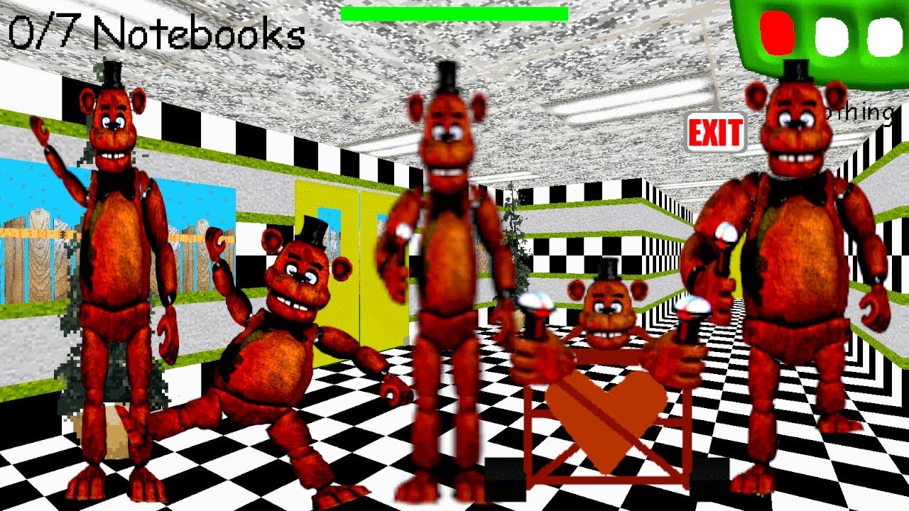 Freddy Mania in Baldi's Basics in Education and Learning - YouTube