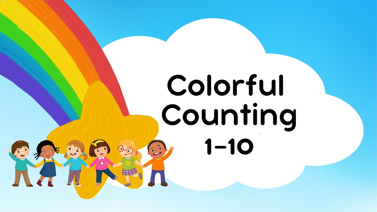 Colorful counting 1 to 10 for kids learning #kidslearning #kidsvideo # ...