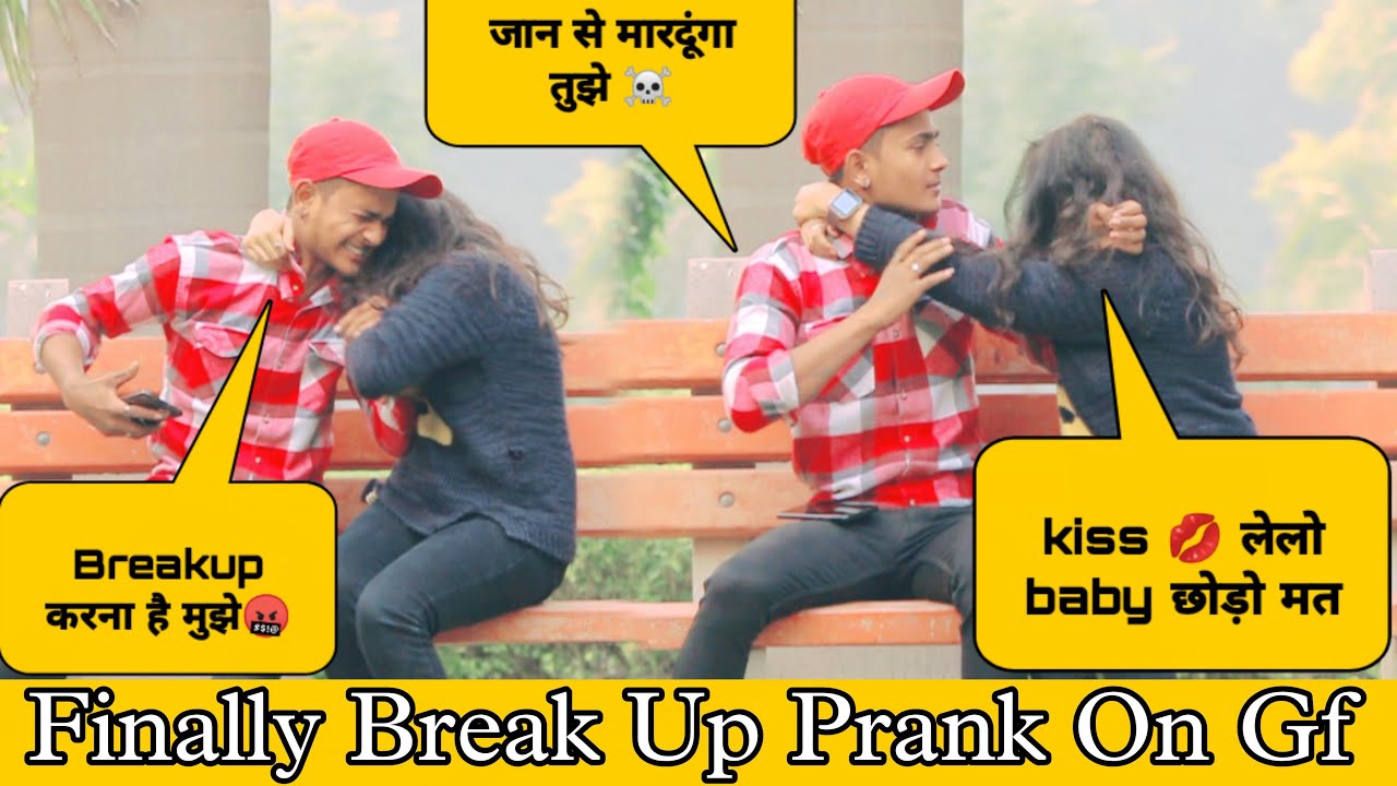 Prank On Girlfriend || Break Up Prank || Gone Emotional || Cute ...