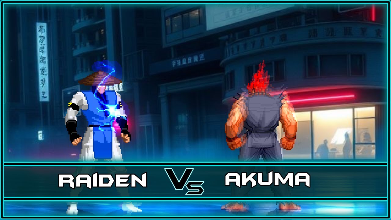 Raiden vs Akuma - YouTube