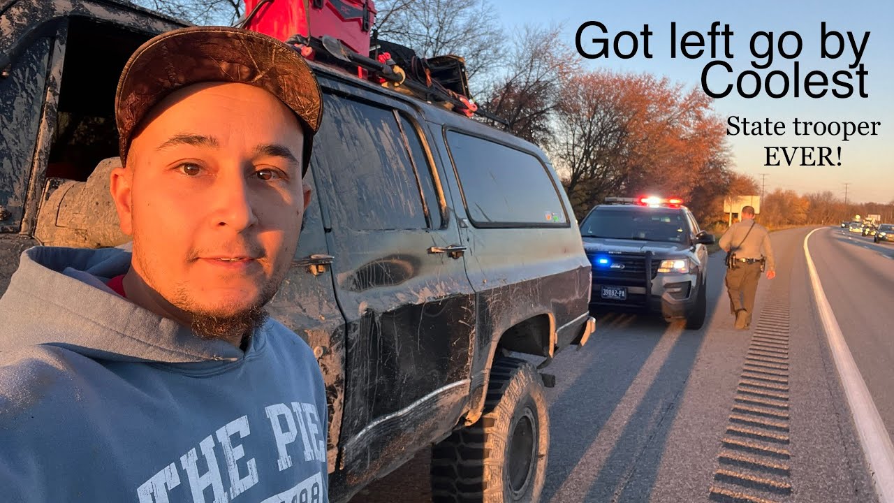 Pulled over But the STATE TROOPER was the coolest officer EVER! - YouTube