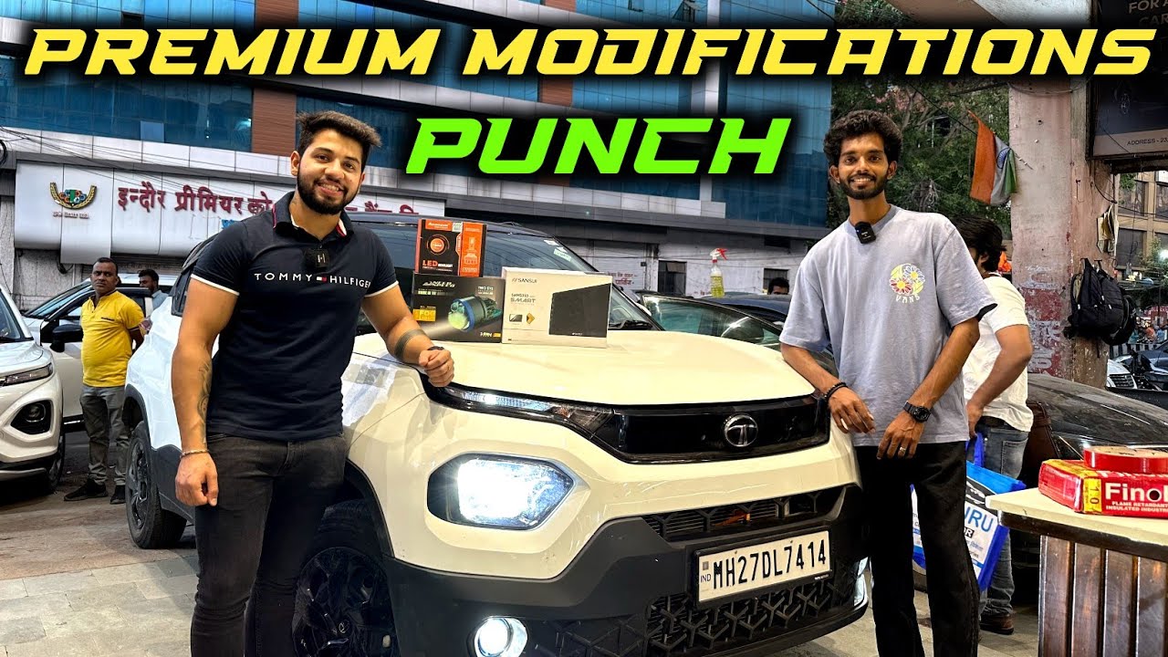 Tata punch Pure 2024 Base Model Modified😍 | Best Lighting setup for ...