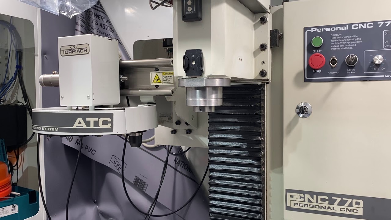 Tormach atc load tool - YouTube