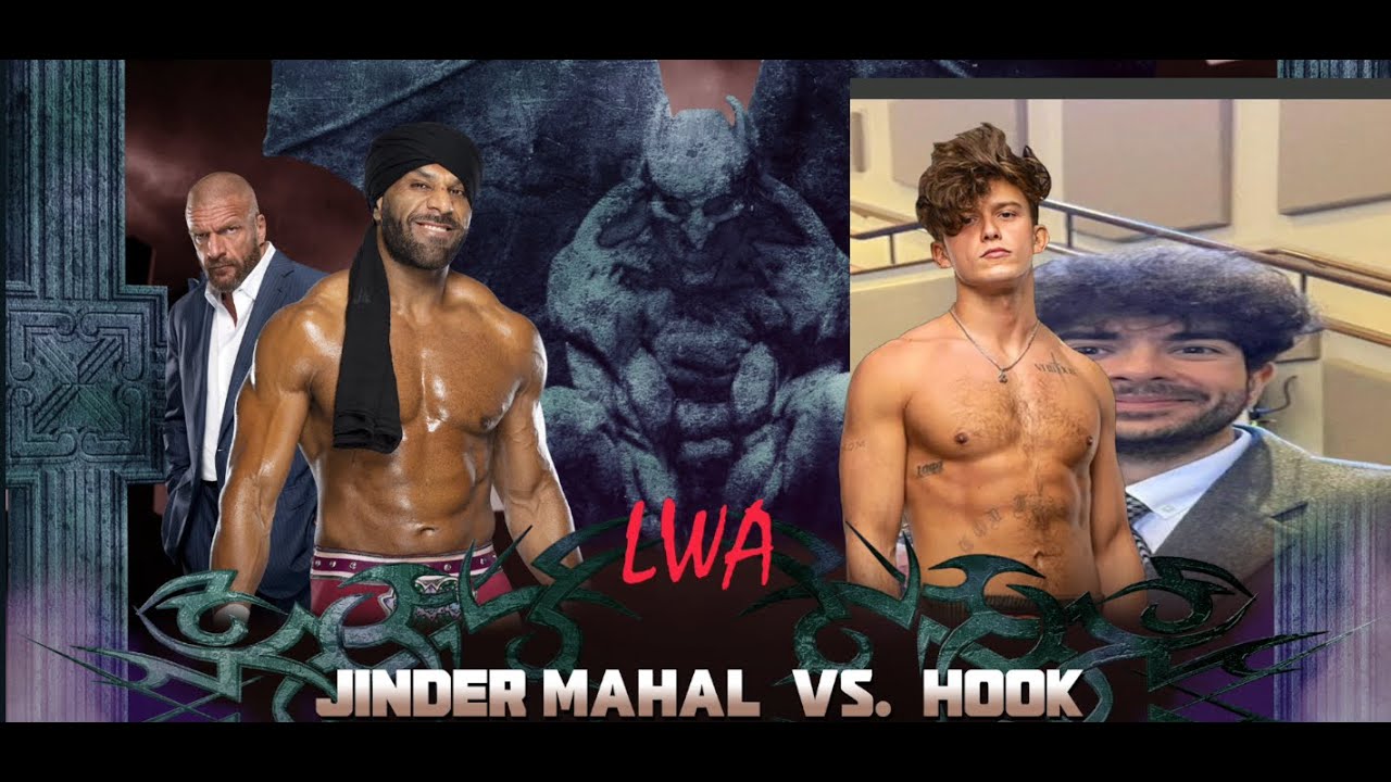 Jinder Mahal w/ HHH VS Hook w/ Tony Khan Presented By the Lolcow ...