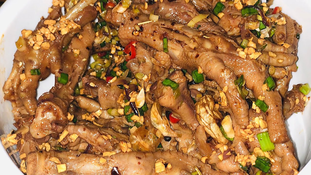Chicken Feet With Lemon Grass Recipe - YouTube