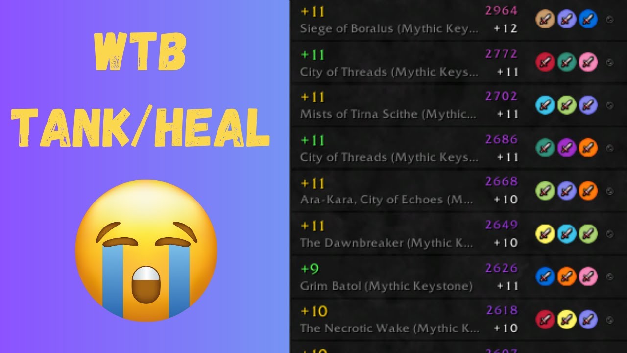 Addressing The Healer & Tank Shortage in WoW - YouTube