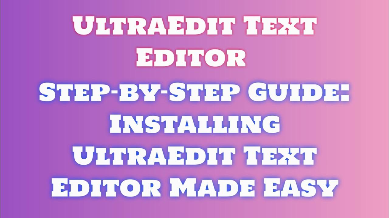 #UltraEdit Text Editor #UltraEdit Text Editor2024 - YouTube