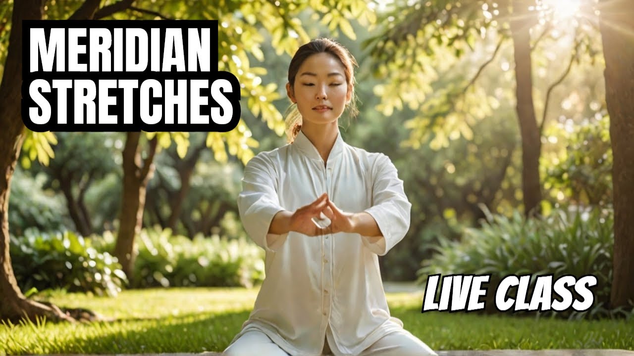 Live Qi Gong Class With Meridian Stretches - YouTube