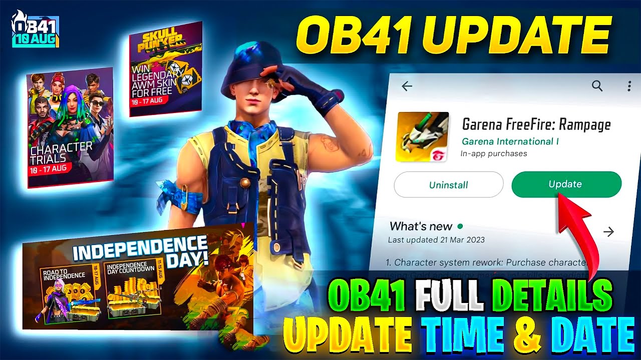 OB41 UPDATE DATE & TIME | OB41 FULL DETAILS AMAGING | FREEFIRE ...