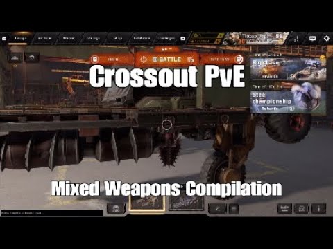 Crossout PvE: Mixed Weapons Build Compilation - PS4 Gameplay pt-BR ...