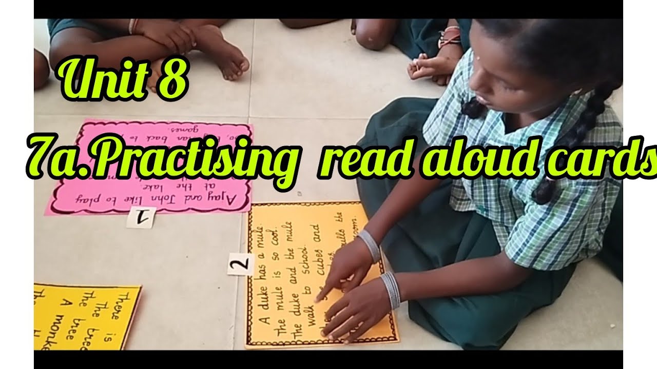 Unit 8 Term 3/ Reading a big passage .. Read aloud cards /English Ennum ...