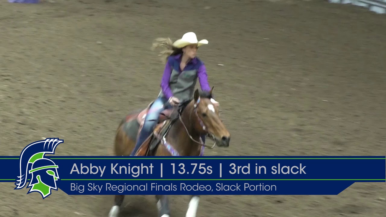 Abby Knight Rides a 13.75s Barrel Race to Take 3rd in the Regional ...