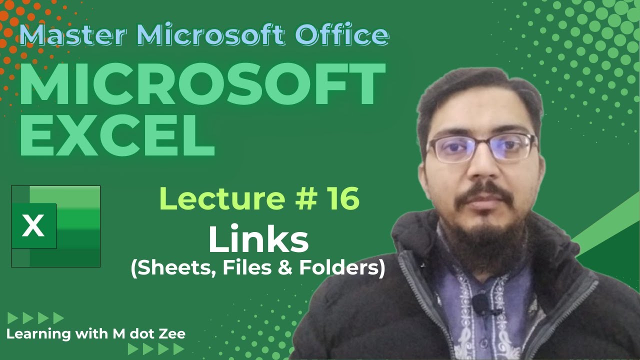 Ms Excel Hyperlink To Sheet Microsoft Excel Tutorial Lecture 16 Learning With M Dot