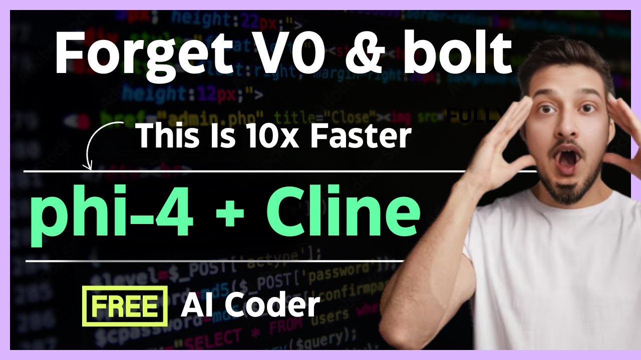 🚀 Phi-4 + Cline : This 100% PRIVATE & LOCAL AI Coder is INSANE! (Beats ...