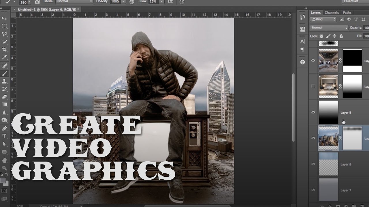 How to Create A Video Graphic for Social Media - YouTube
