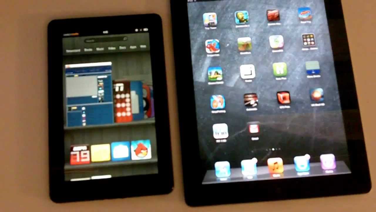 Kindle Fire vs iPad 2: Speed Test and Feature Comparison - YouTube