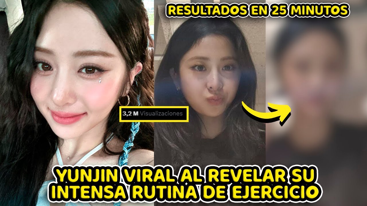 YUNJIN VIRAL AL REVELAR SU NUEVA E INTENSA RUTINA DE EJERCICIOS ...