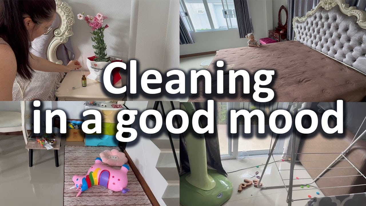 Сleaning in a good mood, clean up after the baby - YouTube