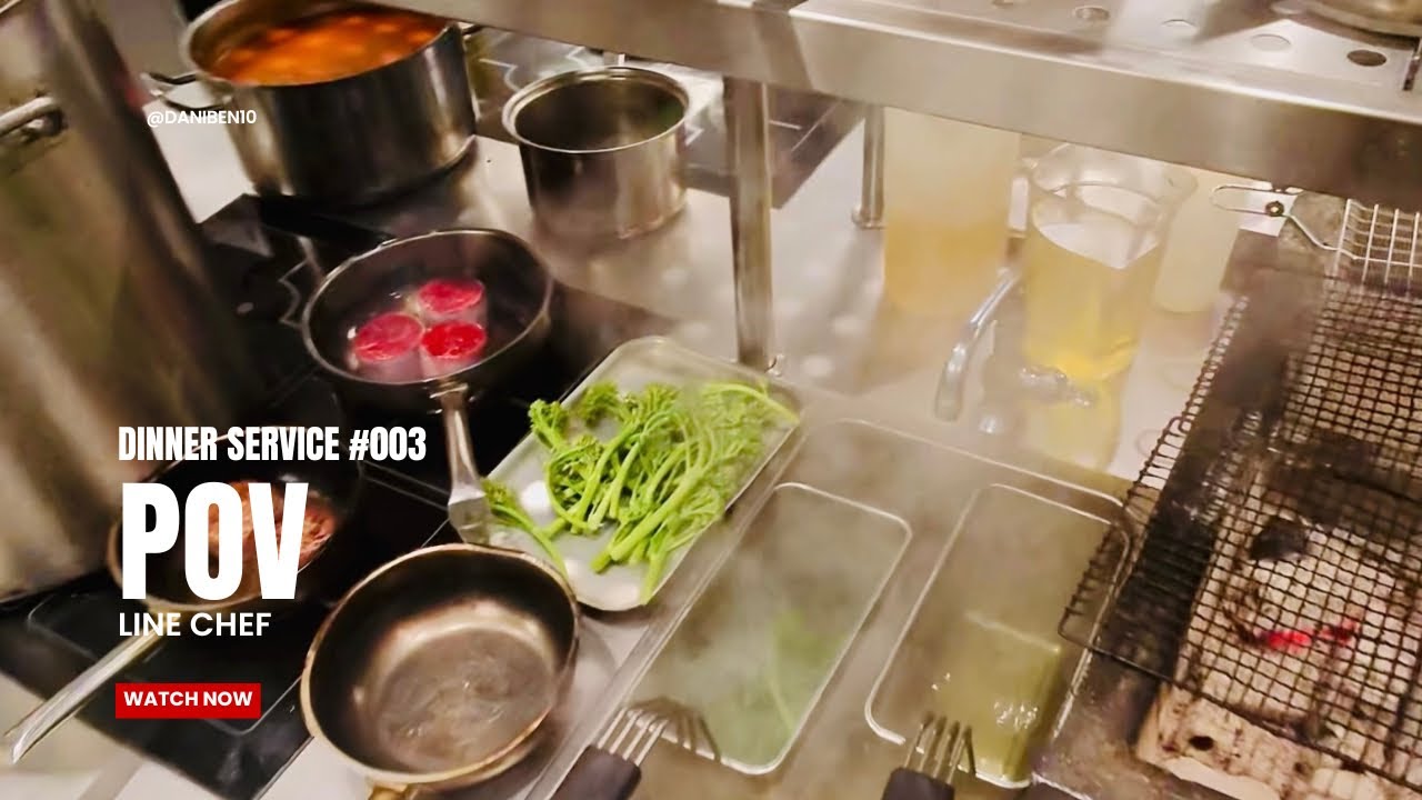 DINNER SERVICE #003 | POV: A Night on the Line Chef Station - YouTube