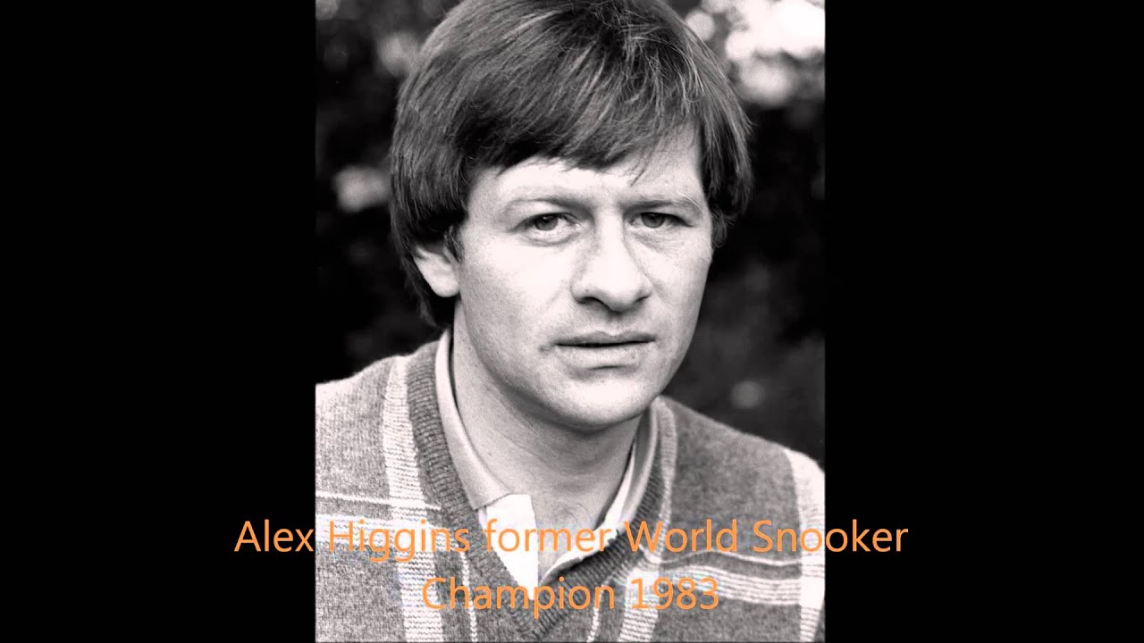 38 fantastic fotos of Alex Higgins when he was the absolut Snooker Boss ...