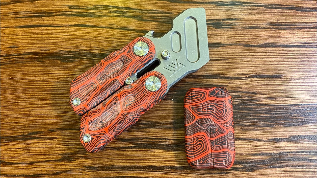 Unboxing the Wanwu Balisong and Reactive Shield Slider in Red G10 - YouTube