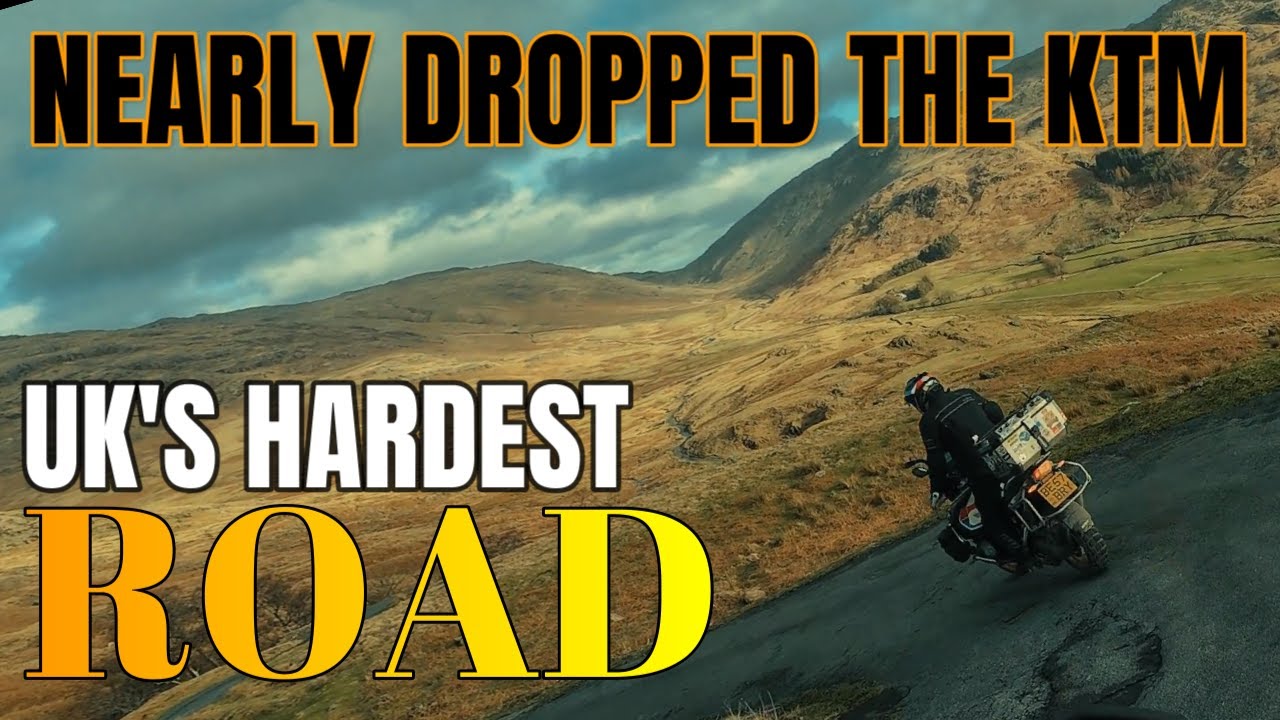Defying Limits: Conquering the UK's Hardest Road - Hardknott Pass - YouTube