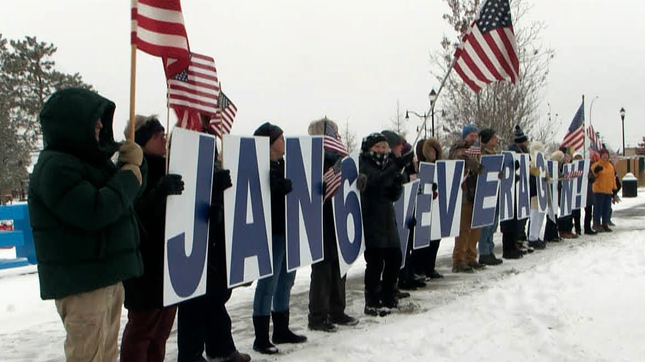 Indivisible Bemidji Holds Vigil to Remember Jan. 6, 2021 Attack on U.S ...