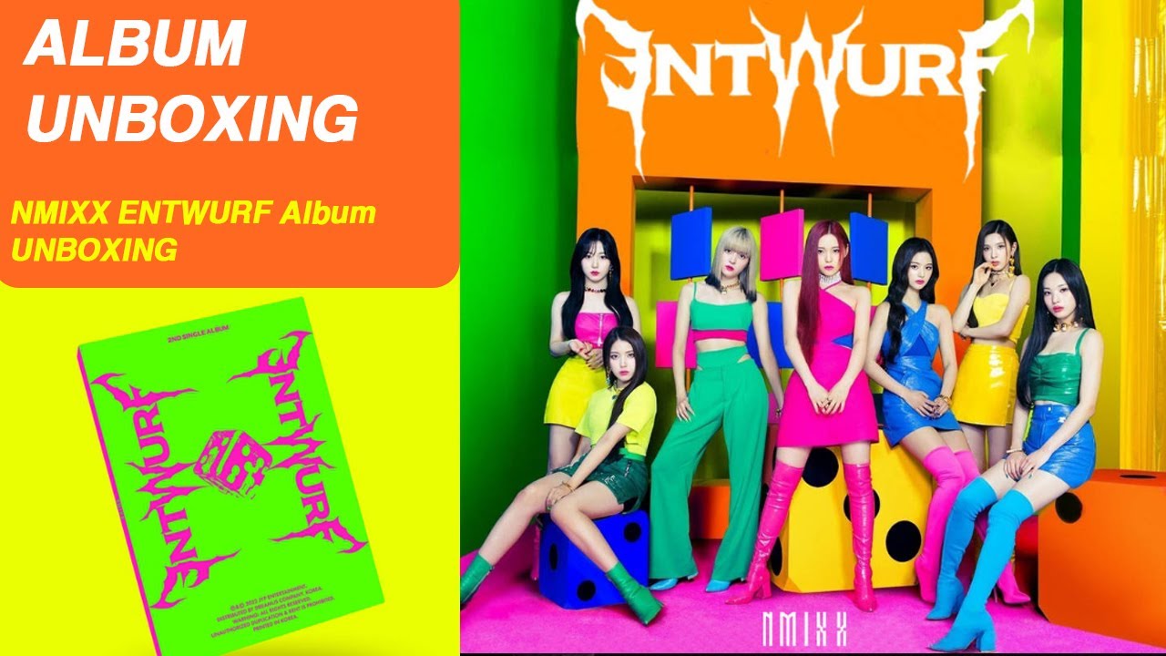 엔믹스 다이스 싱글 2집 노래 앨범깡 NMIXX ENTWURF Album UNBOXING - YouTube