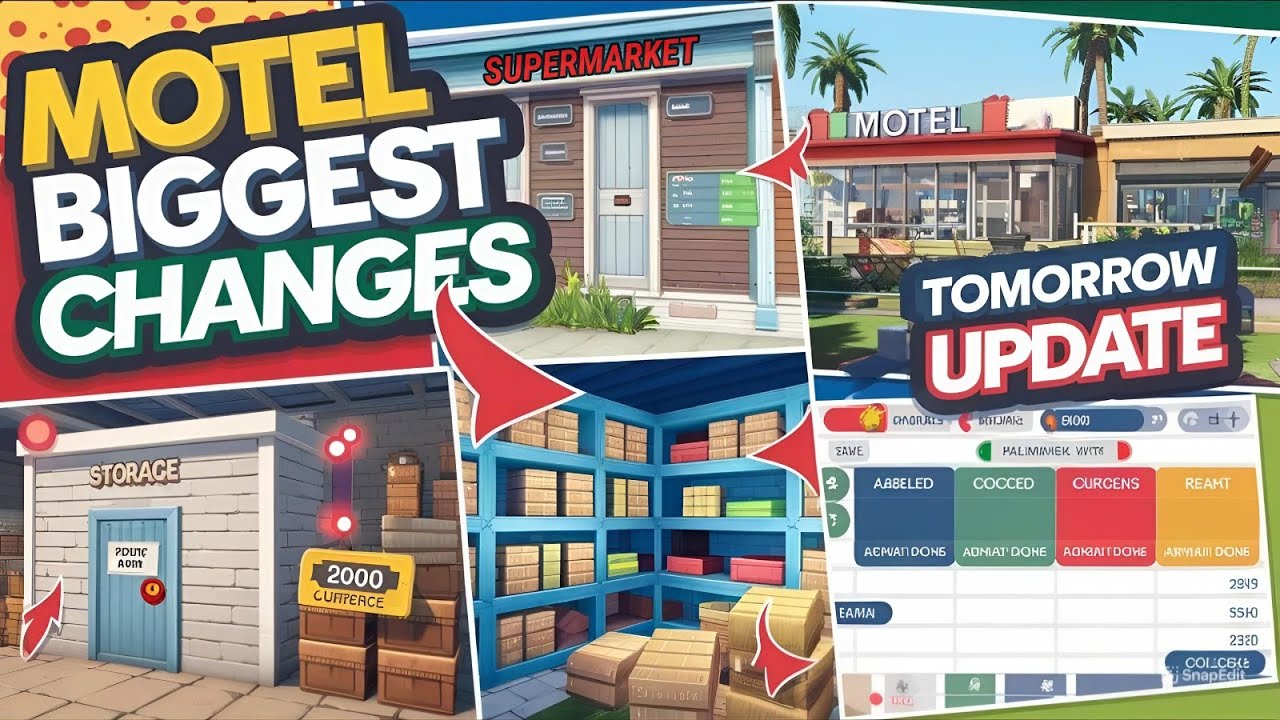 The BIGGEST Changes in Supermarket And Motel Simulator Update! - YouTube