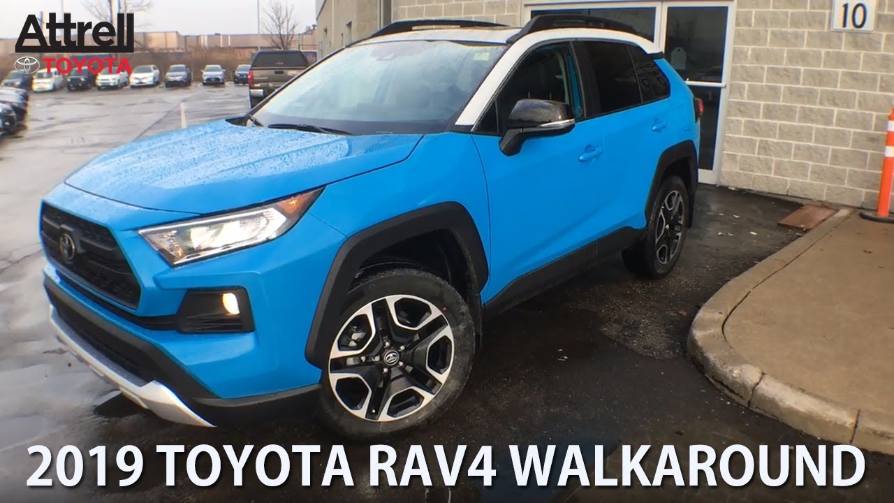 2019 *TWO TONE* Toyota RAV4 Trail Walkaround - Brampton ON - Attrell ...