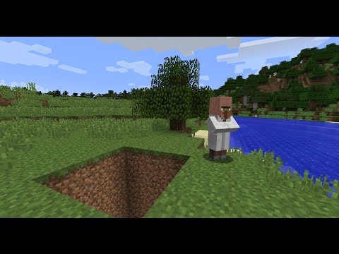 Near a tree by a river, there's a hole in the ground...