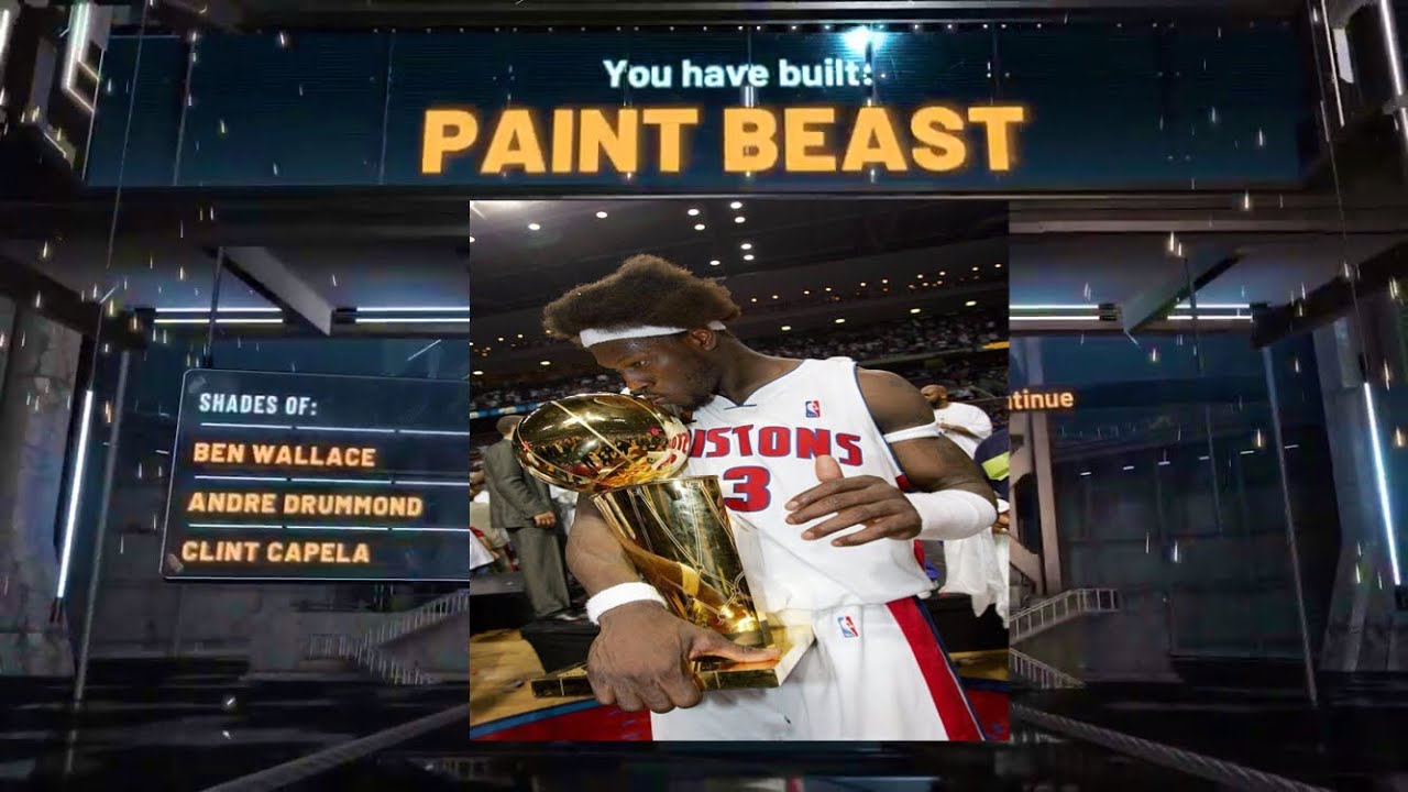 NBA 2K21 BEN WALLACE BUILD GOATED BUILD!! - YouTube