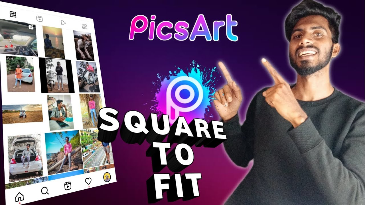 Square To Fit // PicsArt photo editing // make your photo attractive 💯🔥 ...