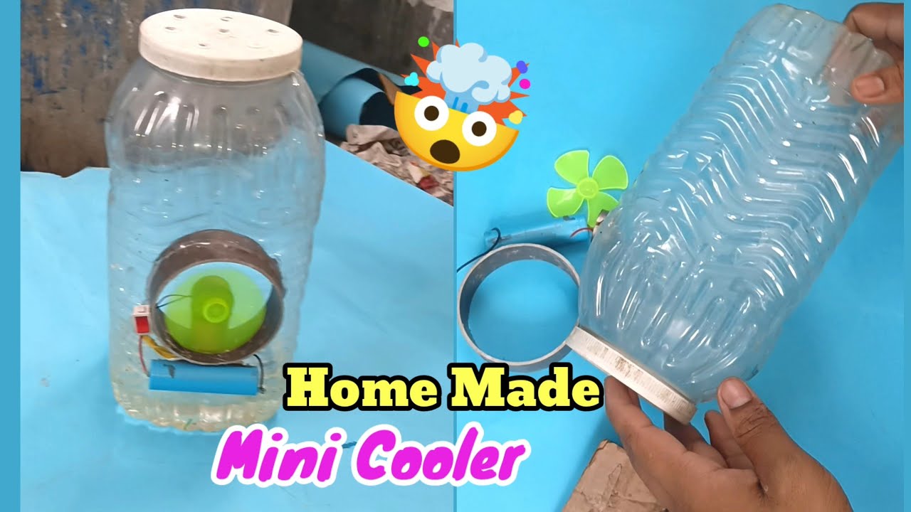 Home Made Mini Air Cooler 🥶😱|DIY A Simple Cooler At home - YouTube
