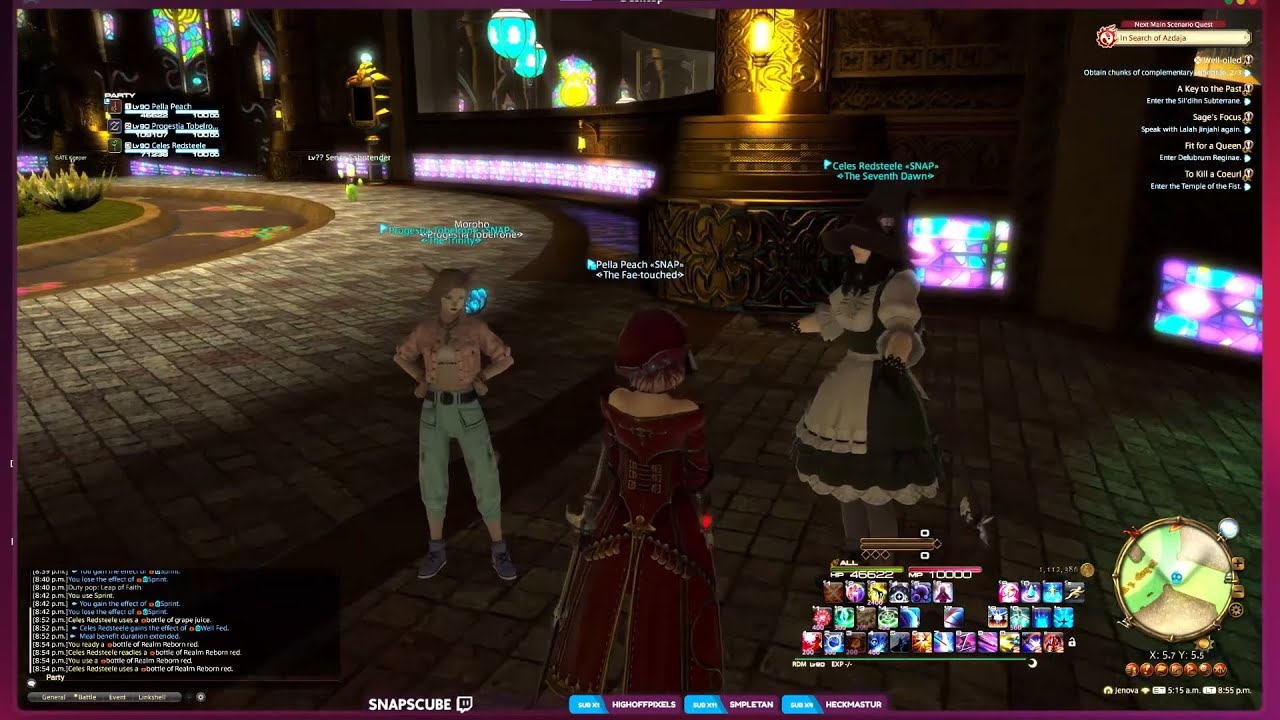 SnapsCube - wow!!! penny final fantasy xiv is BACK!!! [Stream VOD ...