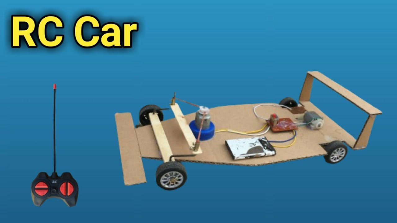 How to make rc car | homemade remote control car | remote control car ...