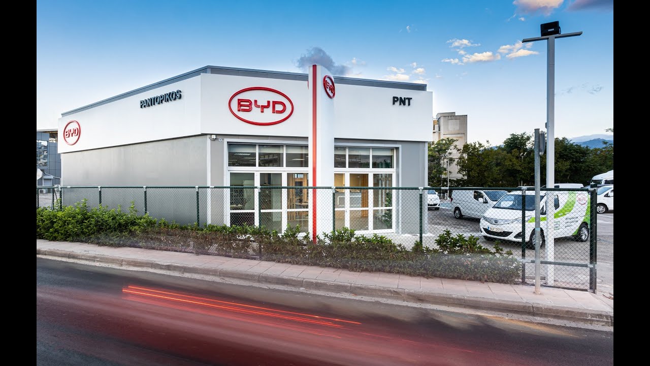BYD 1st Showroom Opening in Greece - YouTube