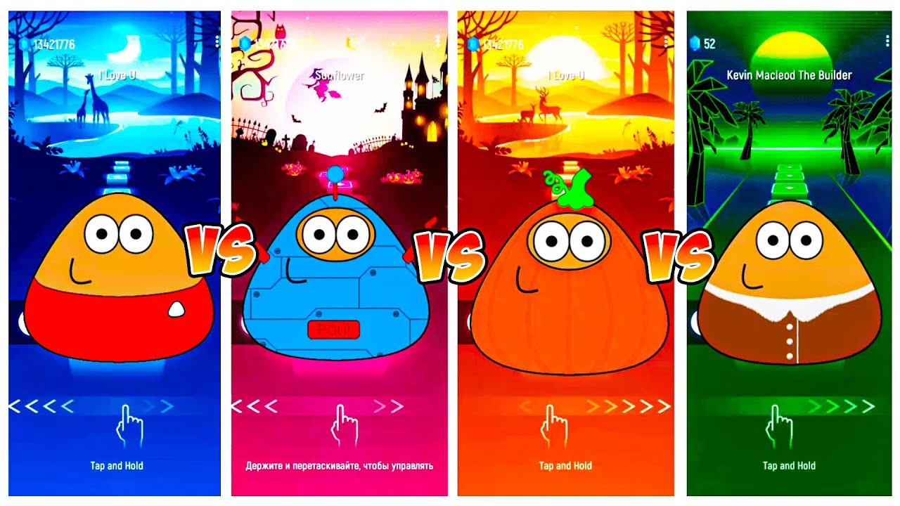 Pou song vs Pous revenge vs Poulina vs Poop pou - YouTube