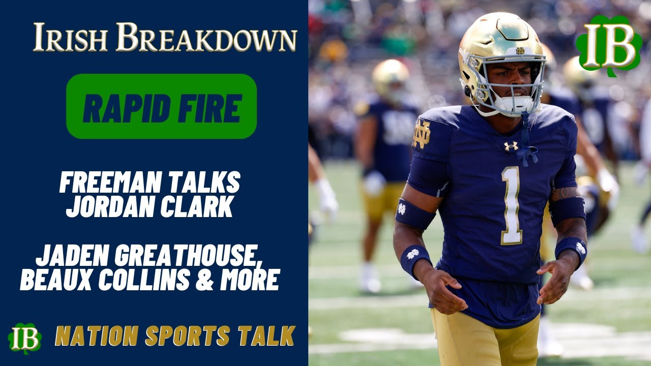 Rapid Fire: Marcus Freeman Talks Jordan Clark Penalty, Beaux Collins ...