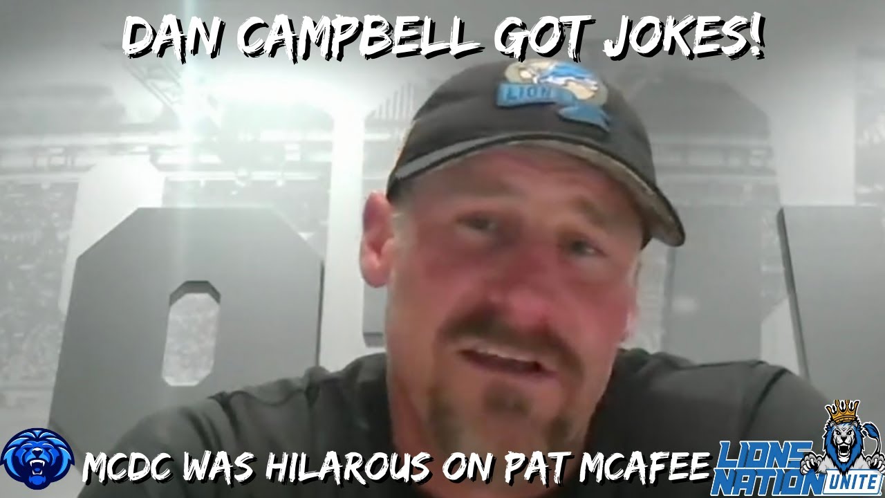 Dan Campbell is a Comedian [Detroit Lions News And Rumors] - YouTube
