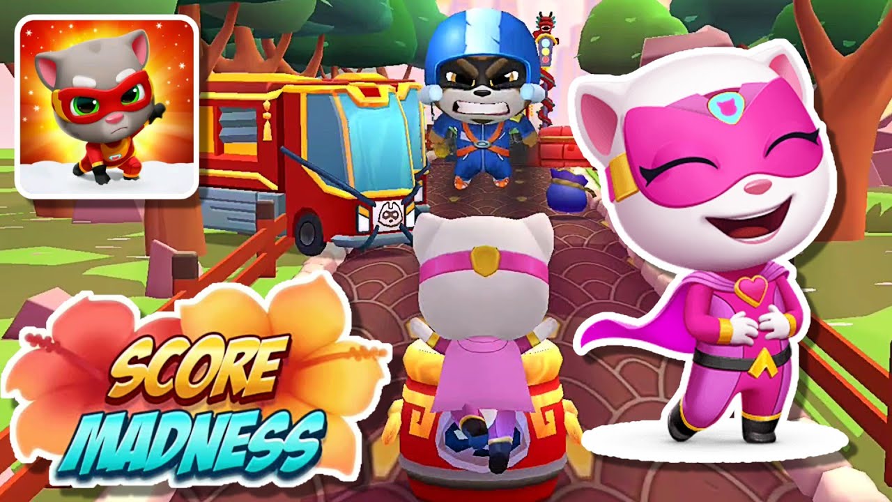 Talking Tom Hero Dash Score Madness - EVENT ALERT - Angela - Levels 54 ...